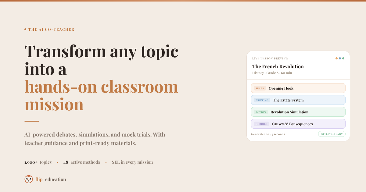 Teacher's Guide | Flip Education